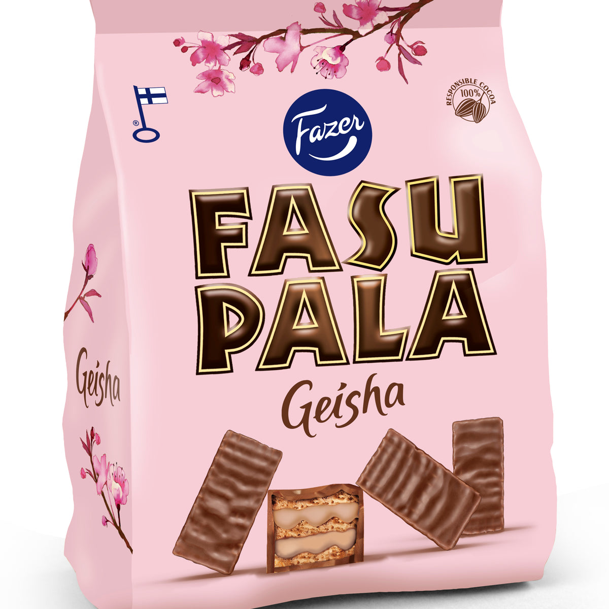 Fazer Fasupala Geisha vohvelikeksi 175g – Suomikauppa Switzerland