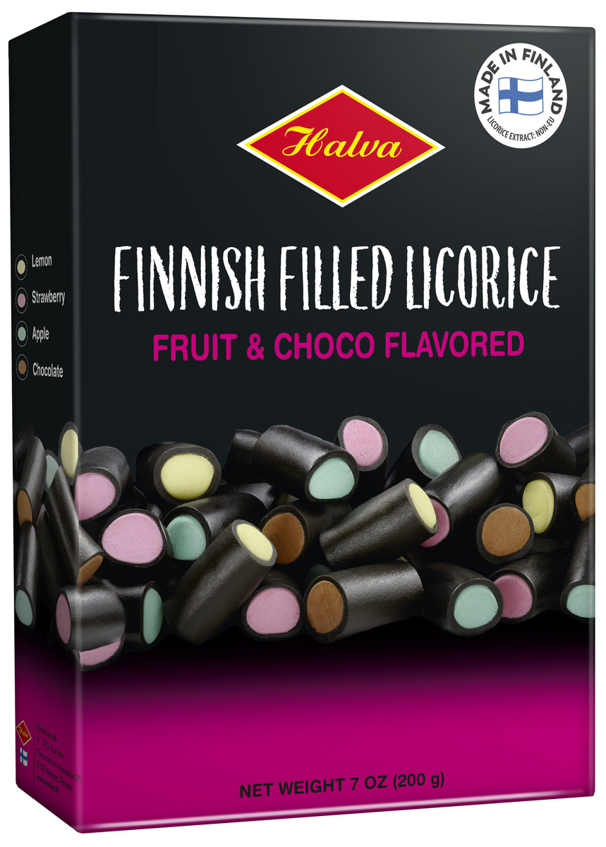 Halva Finnish Filled Licorice 200 g – Suomikauppa Switzerland